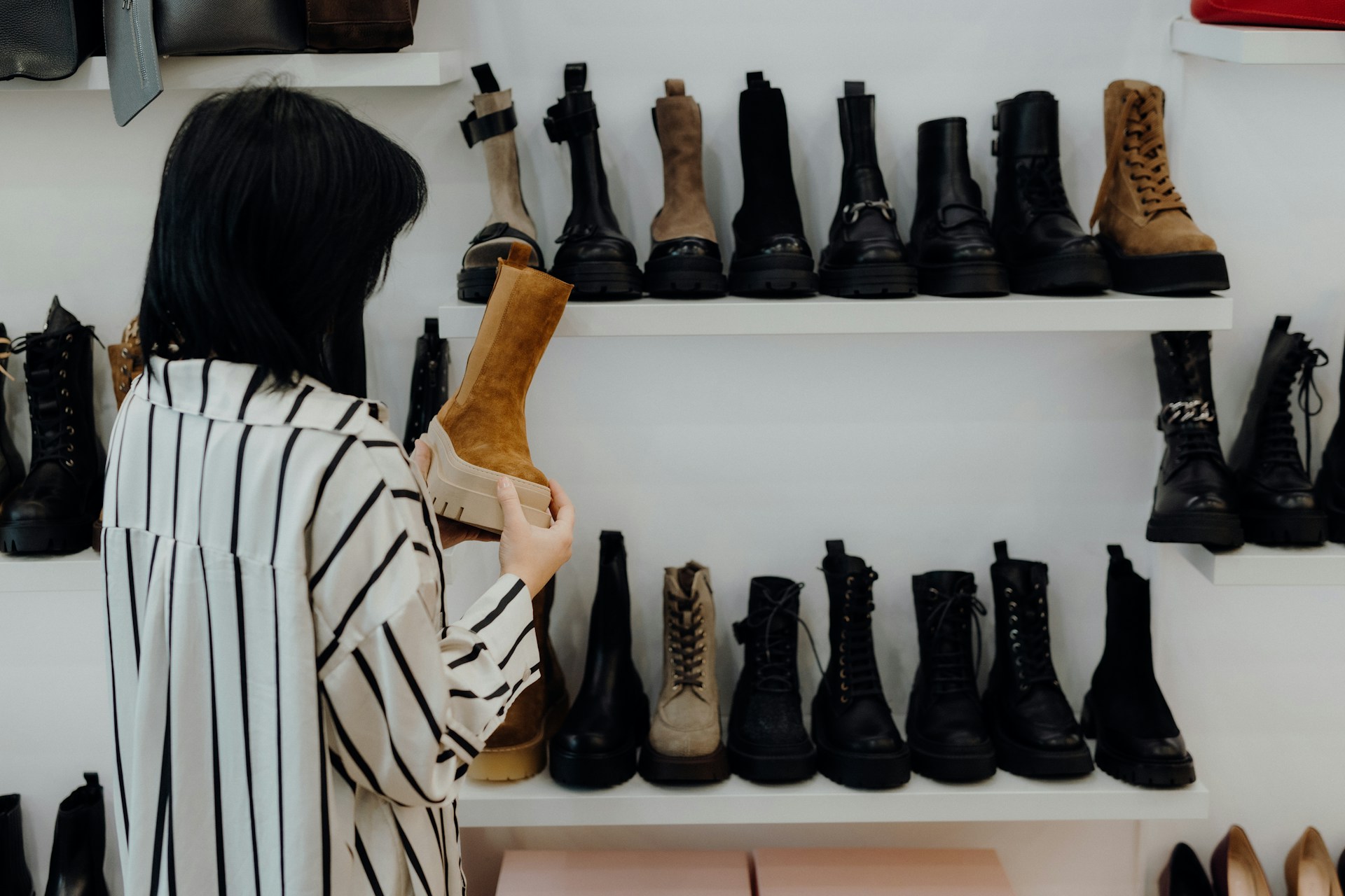 Creative Shoe Displays for Retail Stores